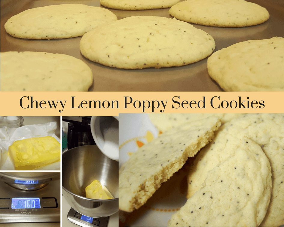 Chewy Lemon Poppy Seed Cookies - The Flour Handprint